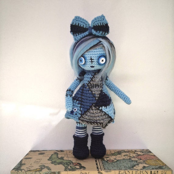 Crochet Zombie Girl Patchwork Doll Amigurumi Weird Gifts | Etsy