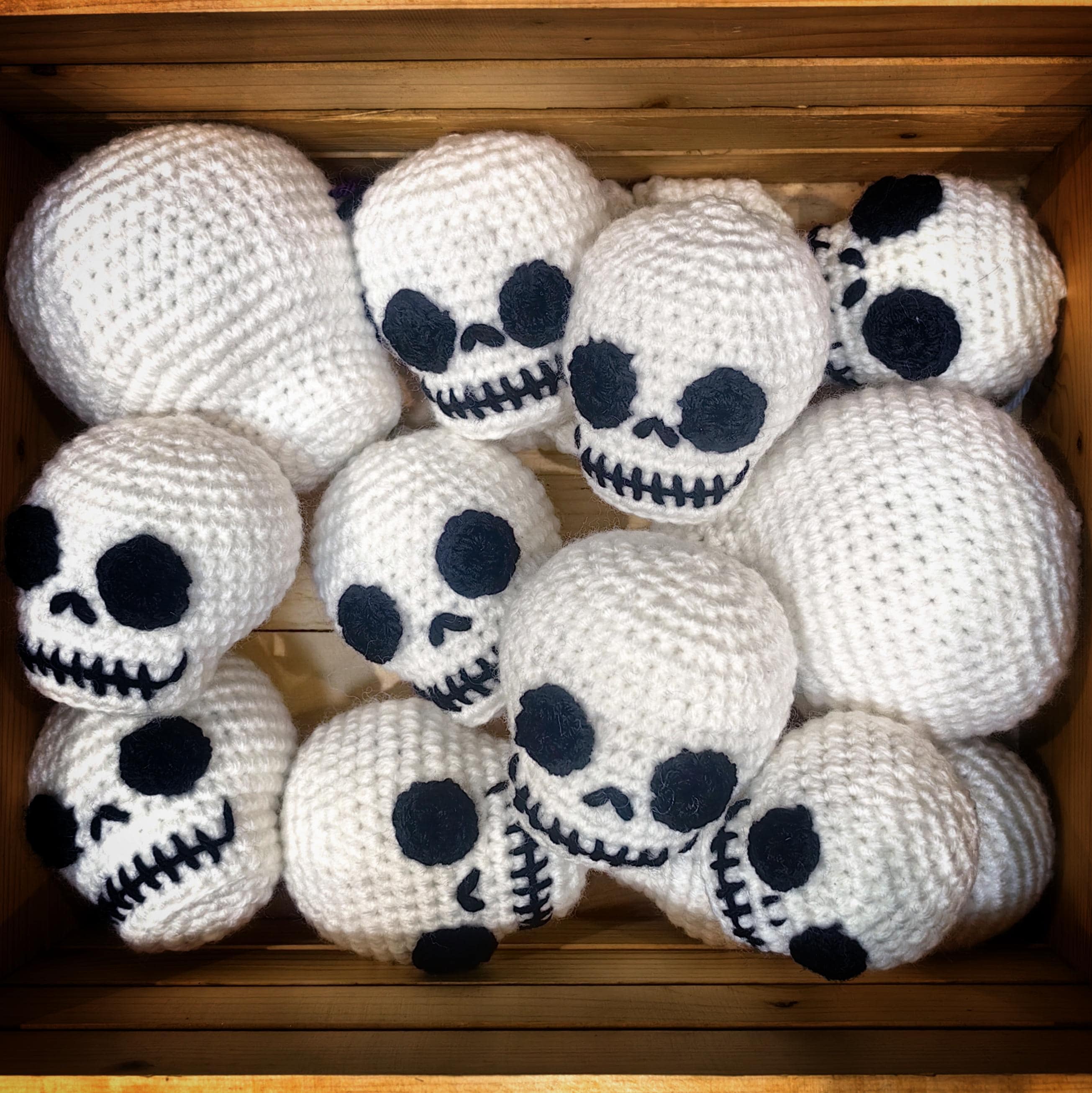 CROCHET PATTERN Skull, Amigurumi Skull, Crochet Bones, Sugar Skull ...