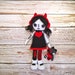 SALE 5 CROCHET PATTERNS Rebellious Grunge Girl, Punk Rock Emo Doll ...