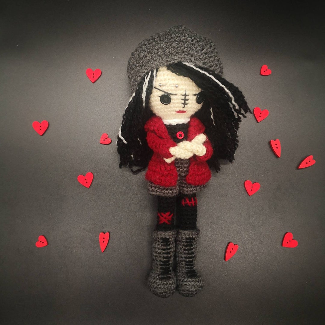 Crochet Punk Rock Girl, Amigurumi Grunge, Grunge Girl, Grunge Doll ...
