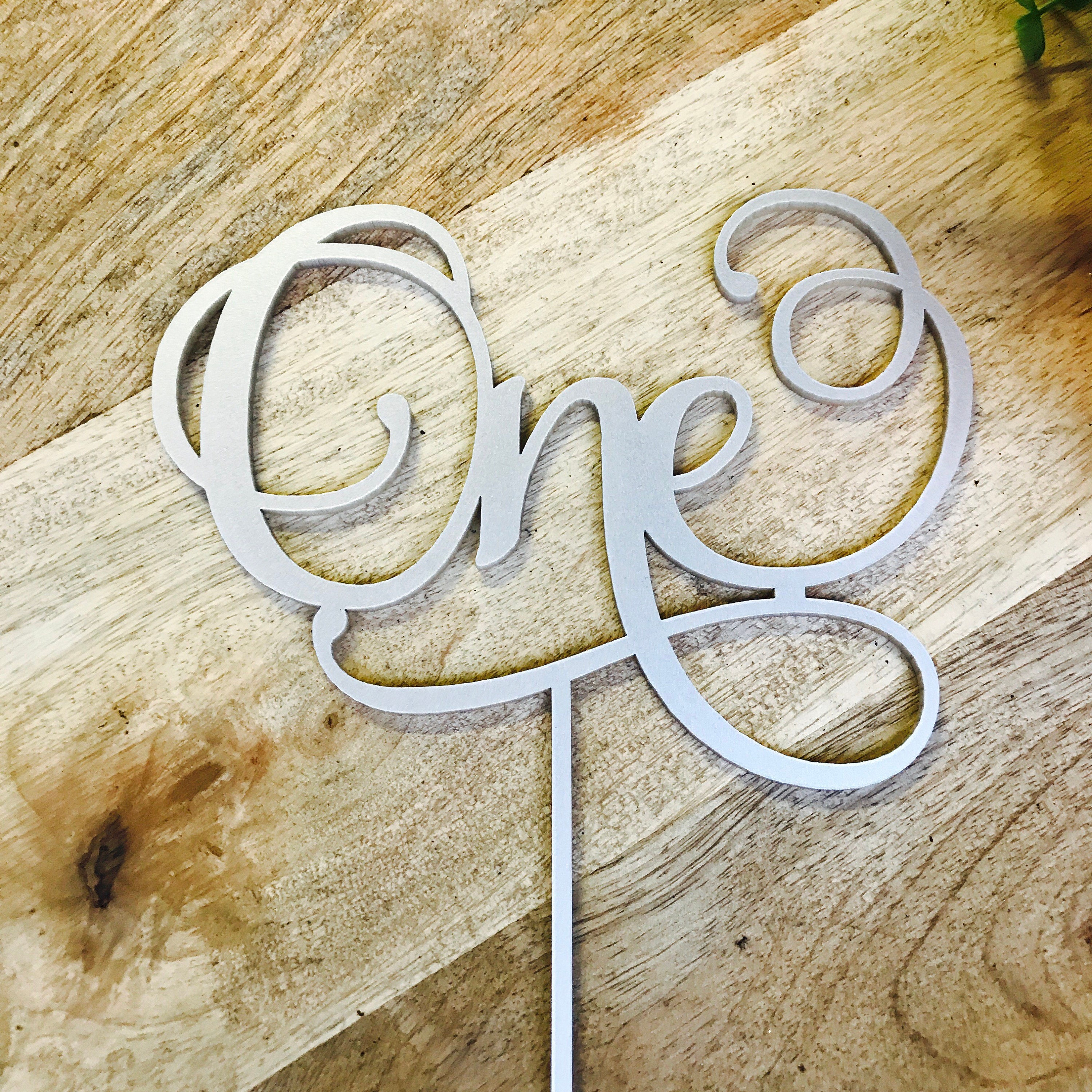 One Cake Topper Birthday Cake Topper Cake Decoration Cake | Etsy