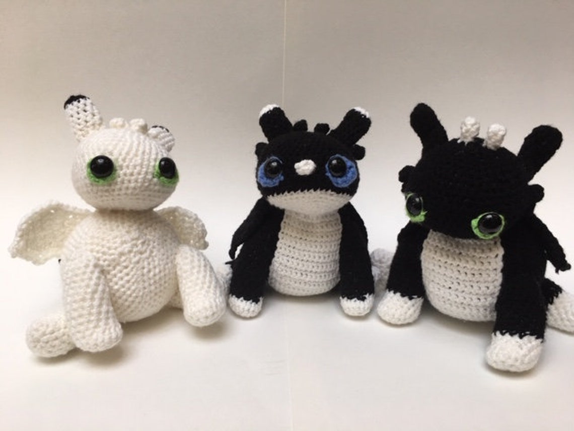 PDF PATTERN Bundle Crocheted How to Train Your Dragon: the Hidden World ...