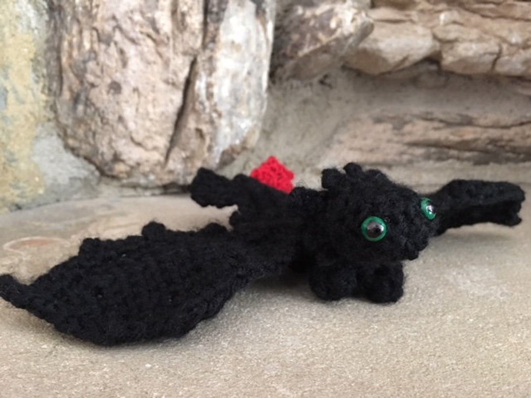 PDF Pattern Amigurumi Tiny Toothless From "how to Train Your Dragon ...