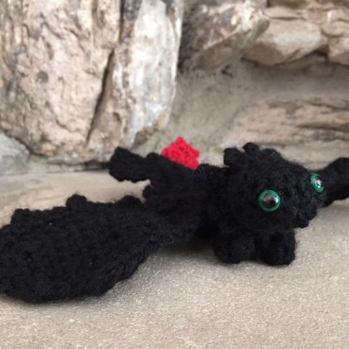 PDF Pattern Amigurumi Tiny Toothless From how to Train - Etsy