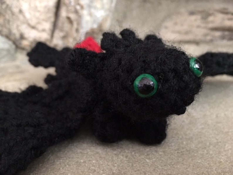 PDF Pattern Amigurumi Tiny Toothless From "how to Train Your Dragon ...