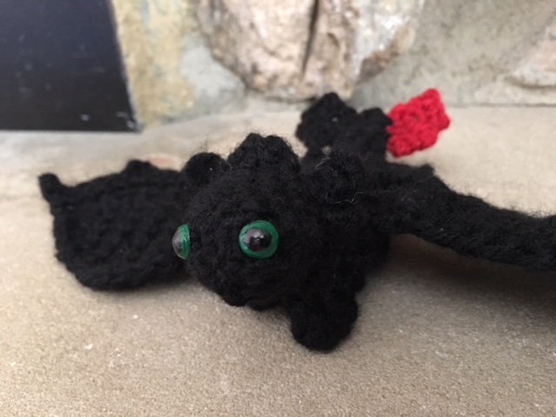 PDF Pattern Amigurumi Tiny Toothless From "how to Train Your Dragon ...