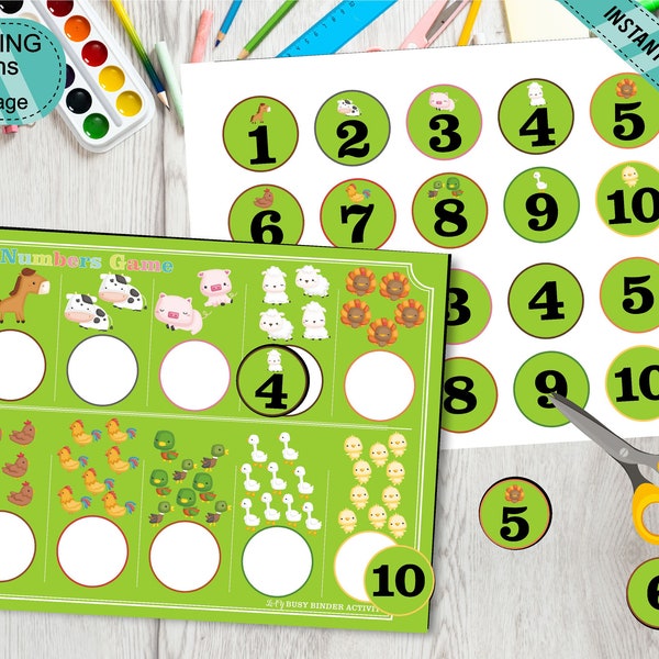 Counting Game - Etsy