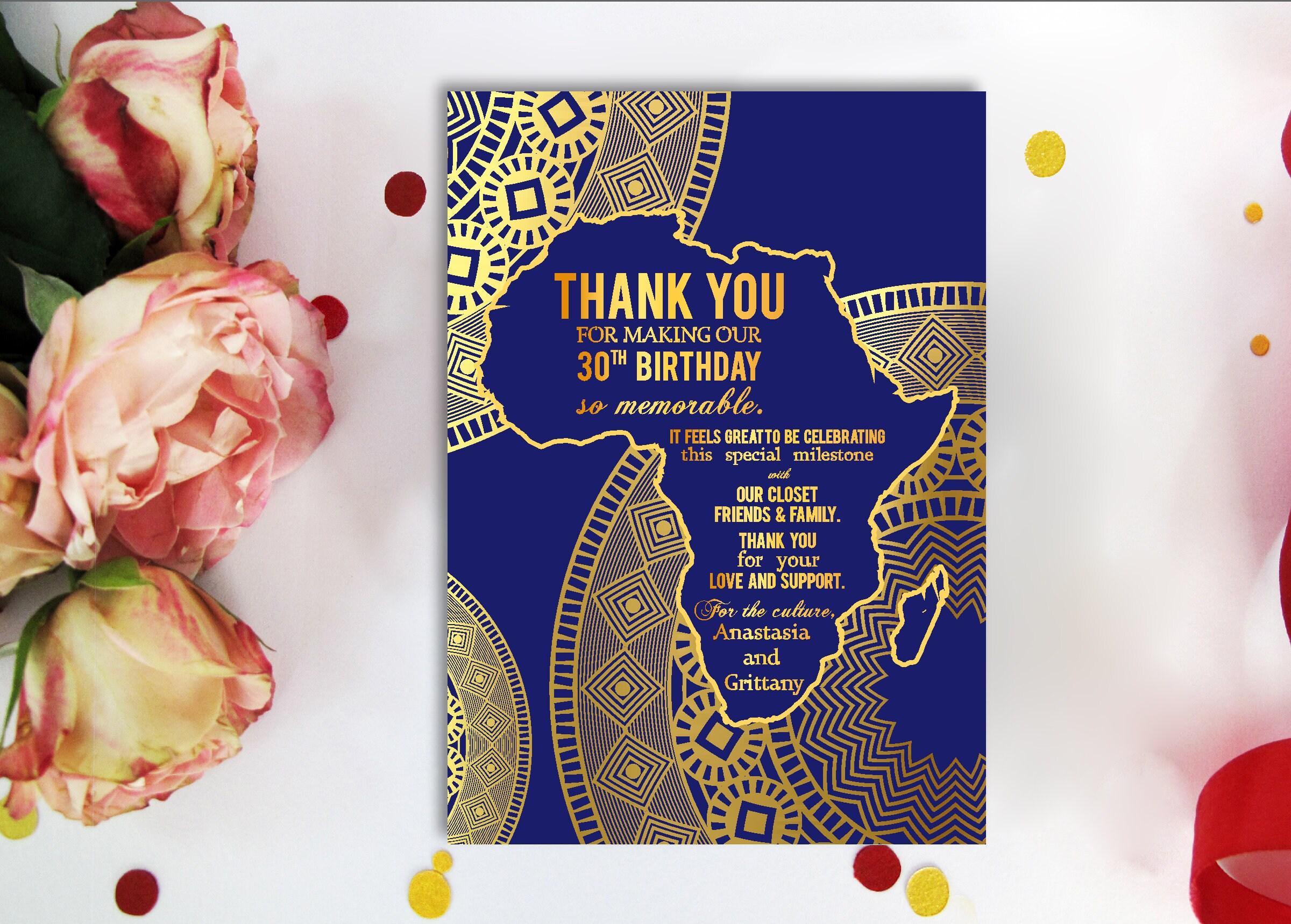 African themed invitations - Etsy France
