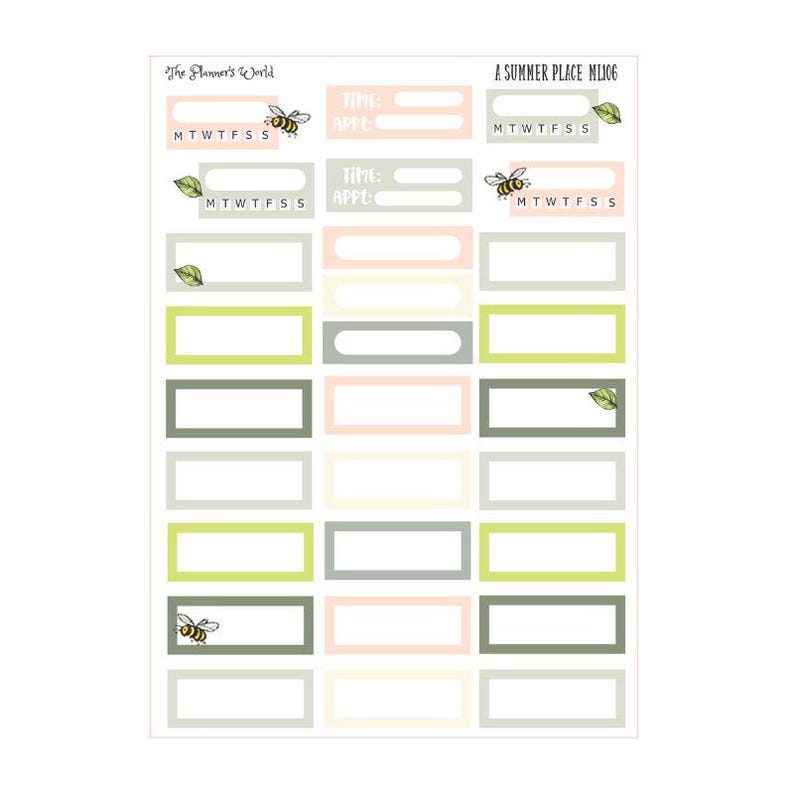Planner Sticker Kit Vertical Weekly Stickers A5 Stickers - KIT-258 A ...