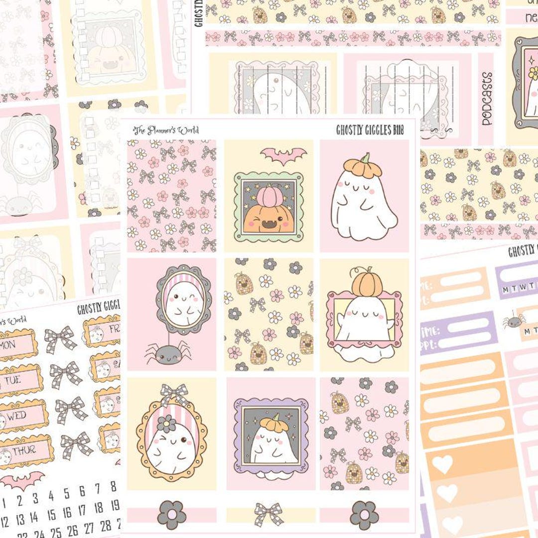 Planner Sticker Kit Vertical Weekly Stickers A5 Stickers - KIT-514 ...