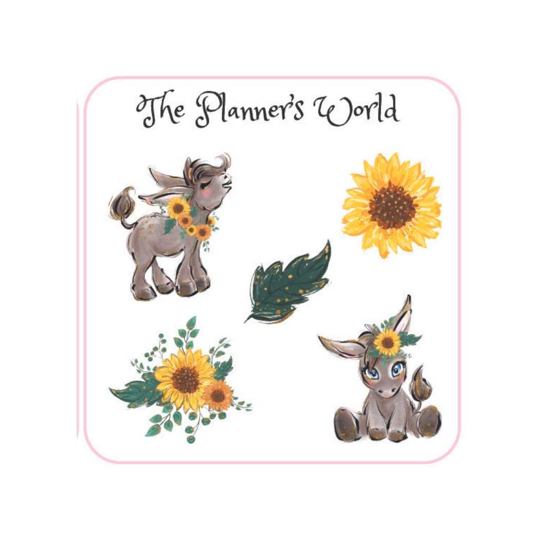 My Little Donkey Sticker Die Cut Planner Stickers Papercraft Craft ...