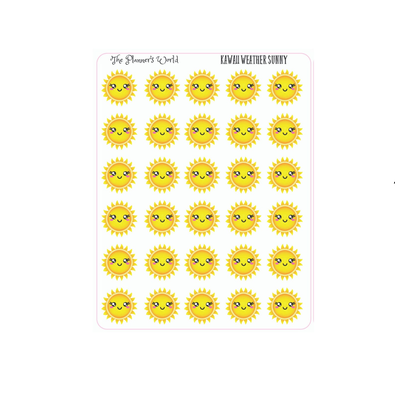 Weather Sticker Mini Weather Icon Planner Stickers | Etsy