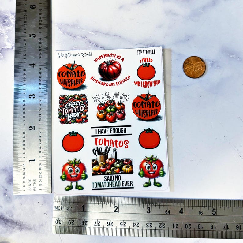 Tomato Head Planner Stickers - Tomato Lover Stickers - Etsy
