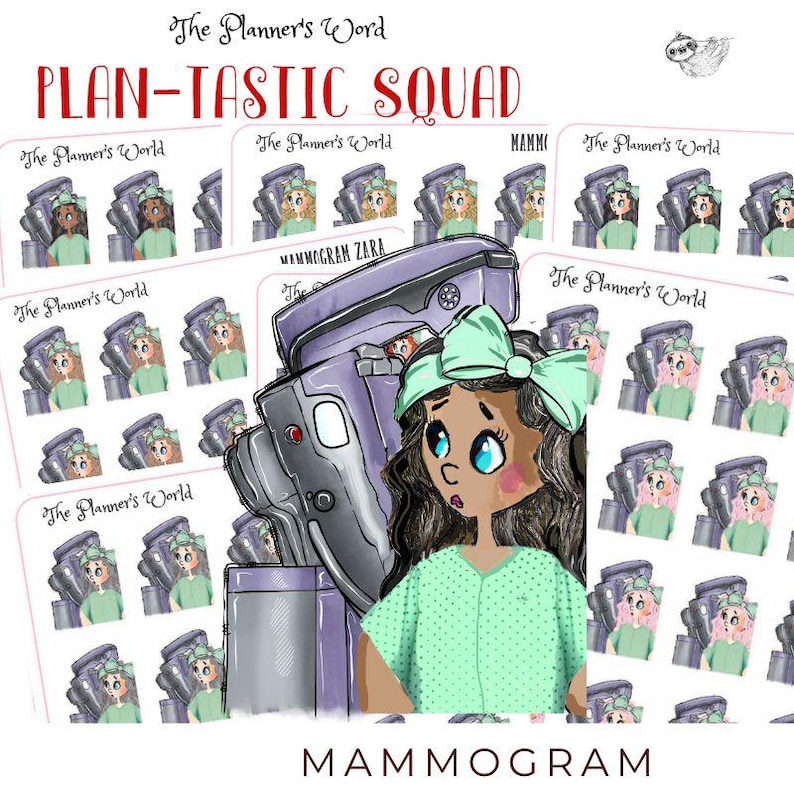 Mammogram Planner Stickers - Doctor Appointment - Plan-tastic Squad - Etsy
