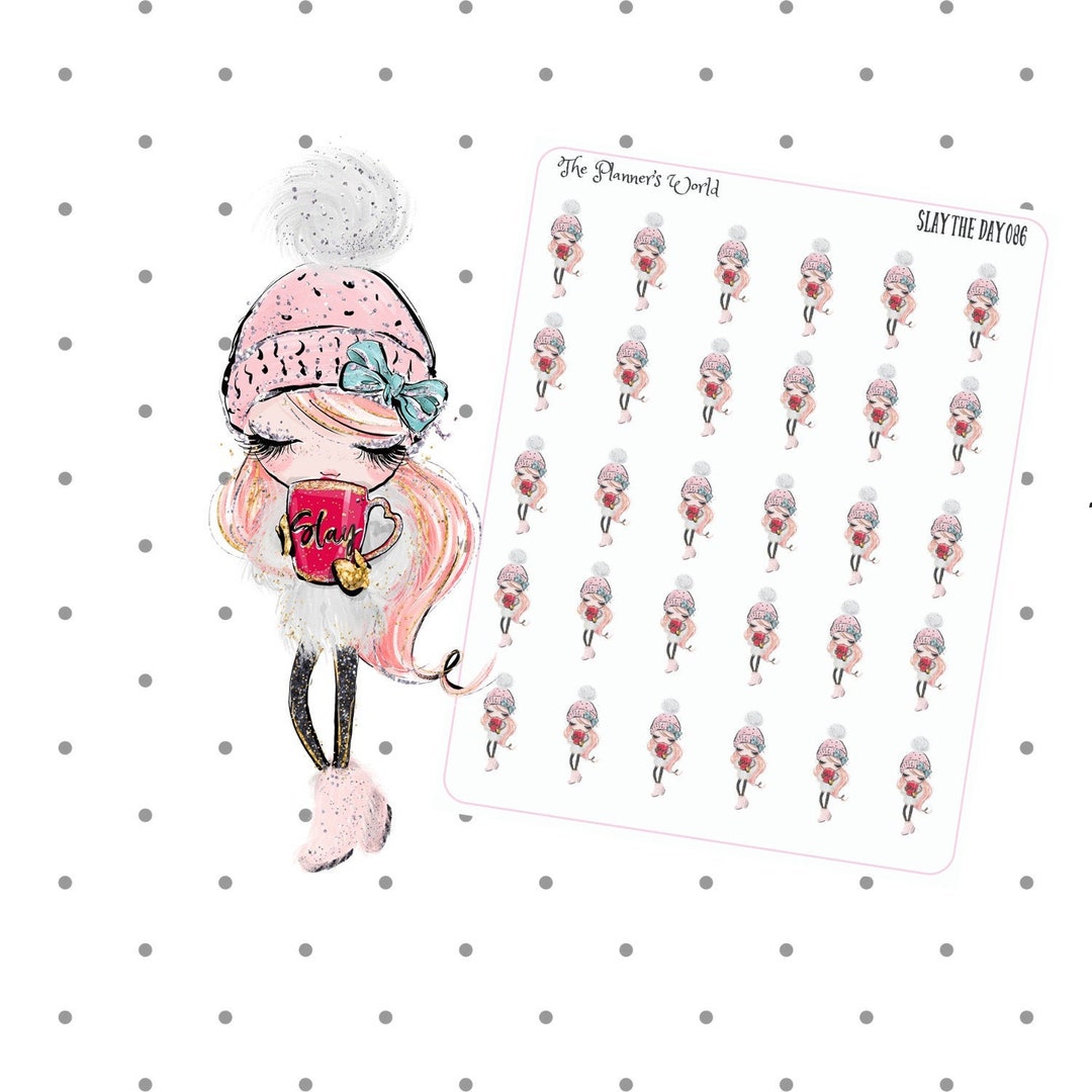 KIT-230 DECO Sparkly Weeks Slay the Day Planner Stickers and Die Cuts ...