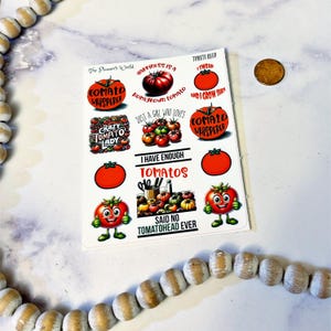 Tomato Head Planner Stickers - Tomato Lover Stickers - Etsy