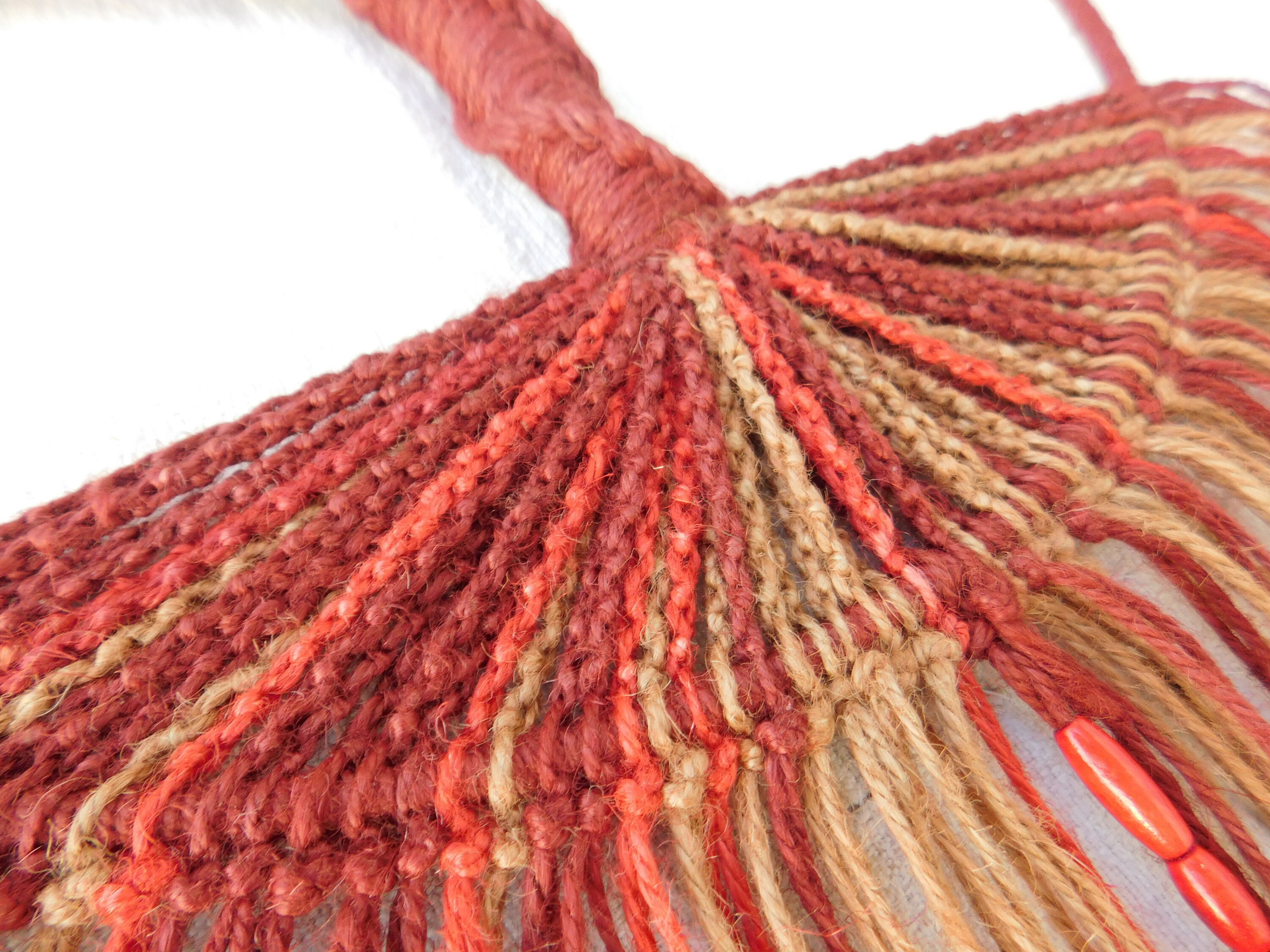 Handmade Macrame Wall Hanging Tree of Life Red - Etsy