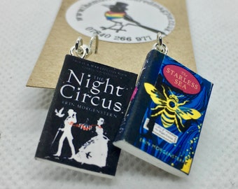 Miniature Book Earrings Collection From the Earring Library - Etsy