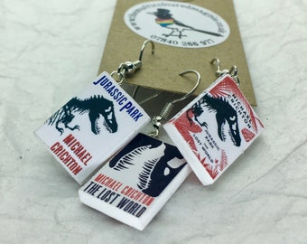 Miniature Book Earrings Collection From the Earring Library - Etsy