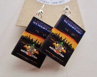 Miniature Book Earrings Collection From the Earring Library - Etsy