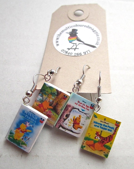 Miniature Books Earrings Collection From the Earring | Etsy