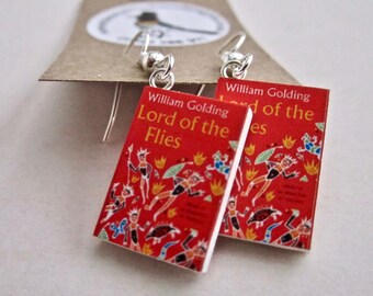 Miniature Book Earrings From the Earring Library - Etsy UK