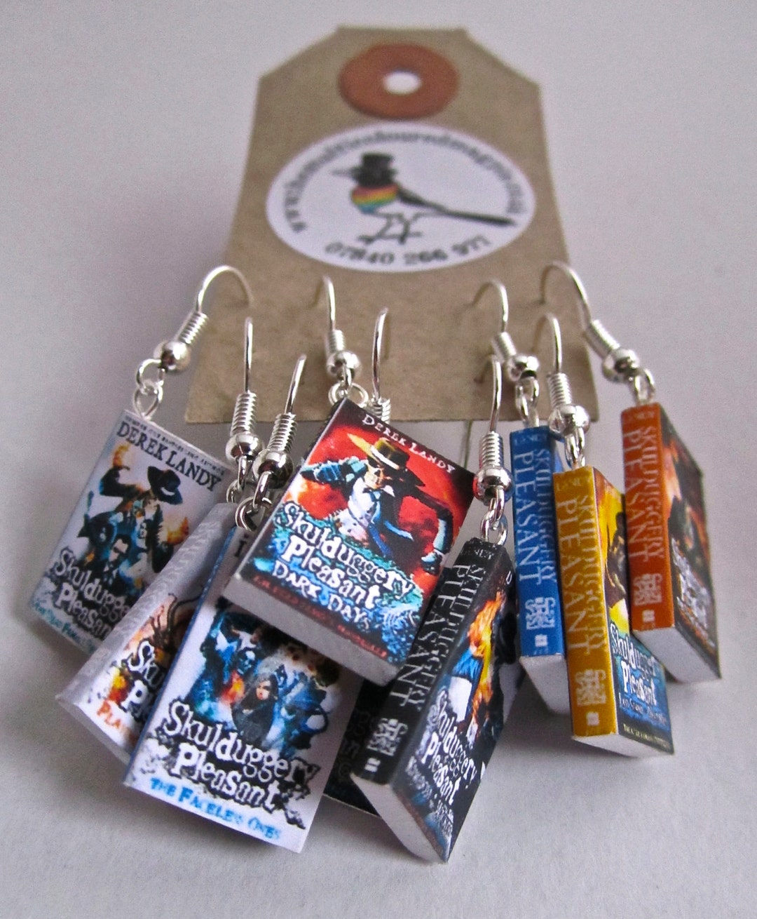 Miniature Books Earrings From "the Earring Library" - Etsy