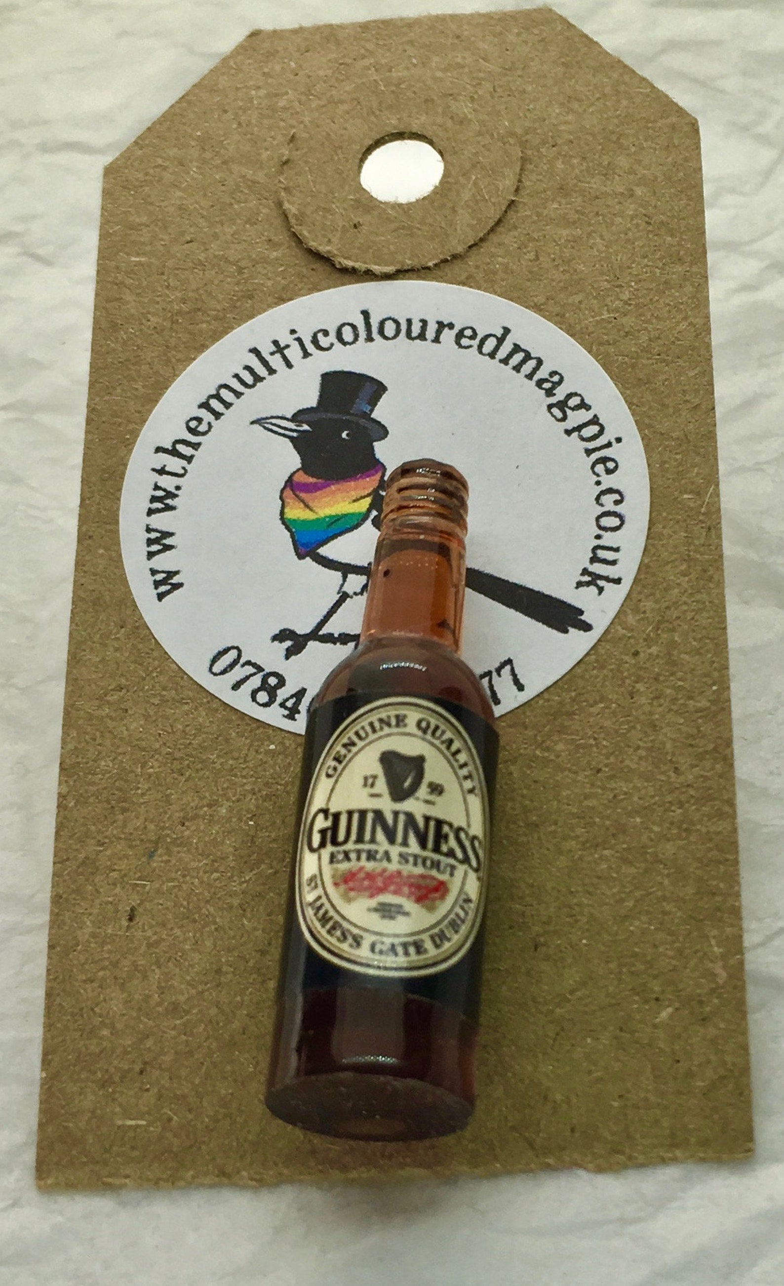 Guinness style Bottle Pin / Badge from The Bar | Etsy