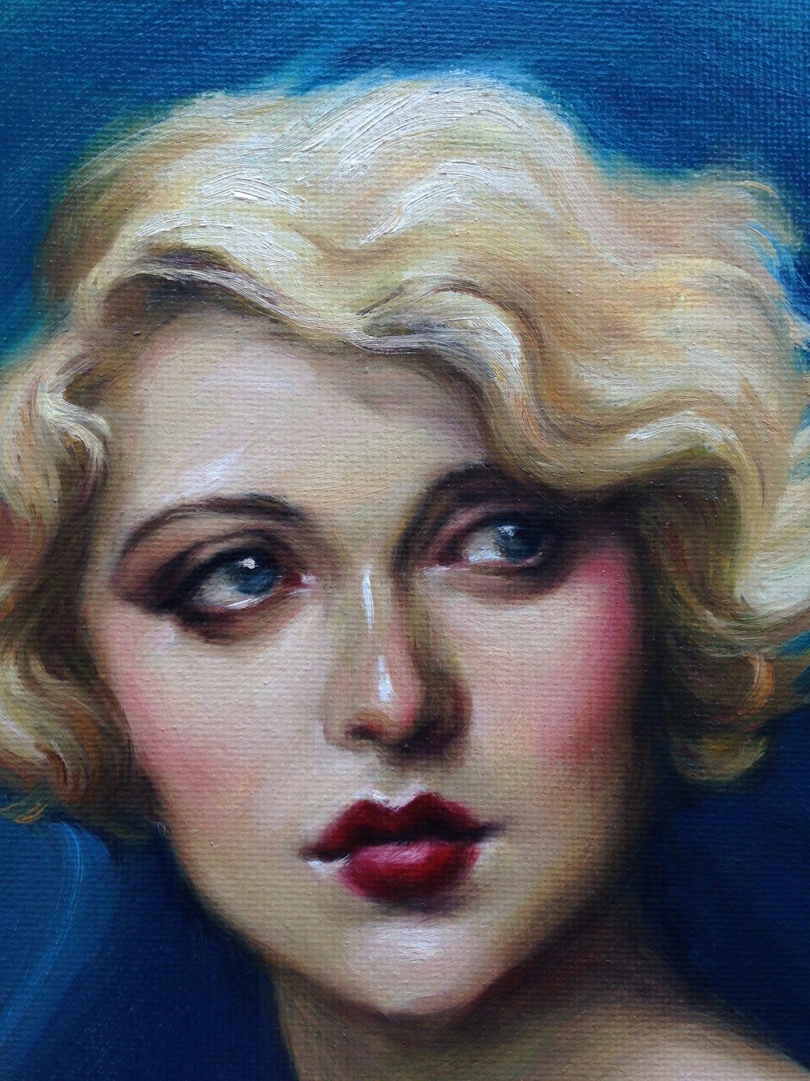 Portrait of a Ziegfeld Girl. Archival Art Print From Original | Etsy