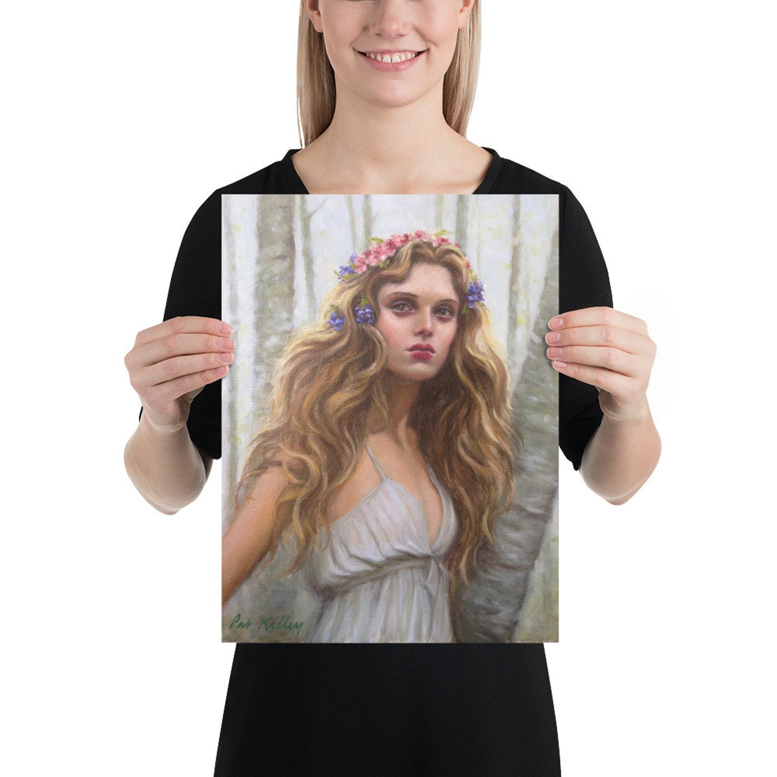 The Wood Nymph. Art Print From Original Painting by Pat - Etsy