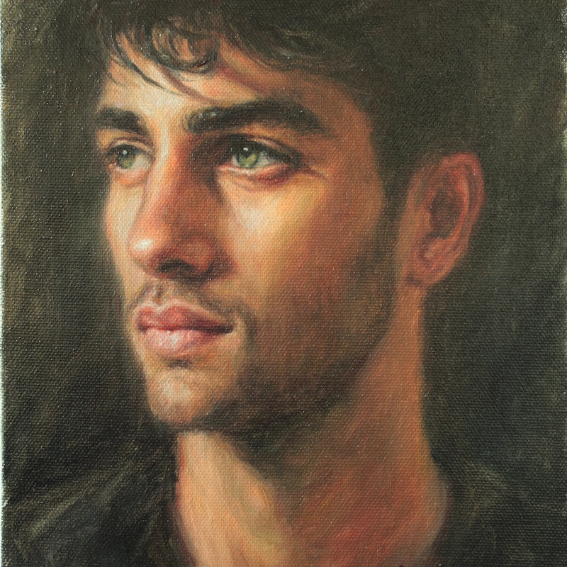 Original Male Art Painting - Etsy Canada