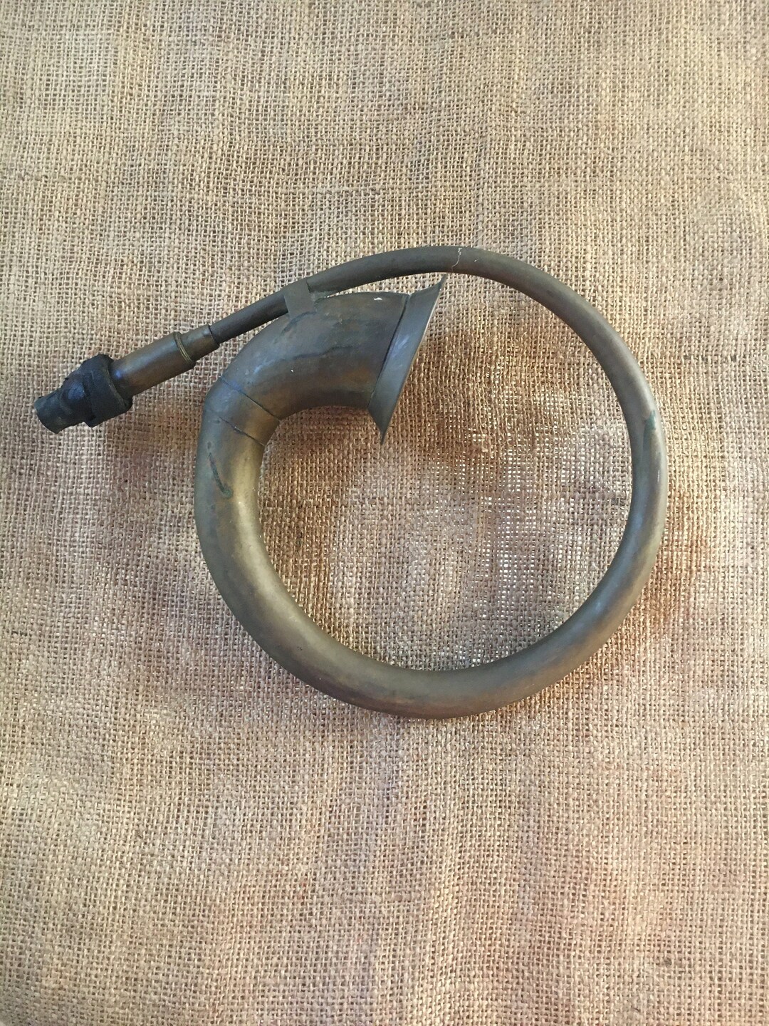 Antique Circular Brass Horn/auto/car/taxi Horn With Missing Bulb ...