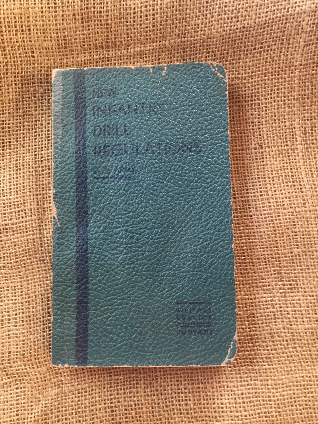 World War II Era Soft Cover Booklet..the New Infantry Drill Regulations ...