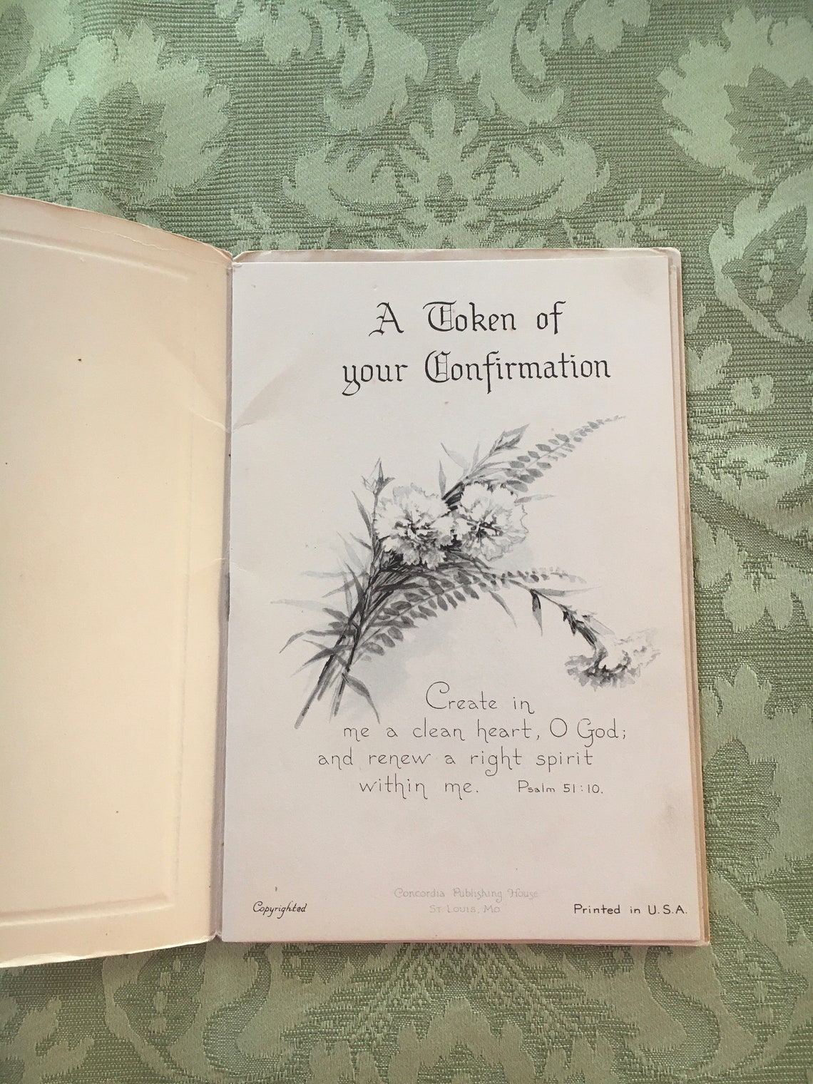 Antique1906 Confirmation Booklet/pamphletintact Religious - Etsy