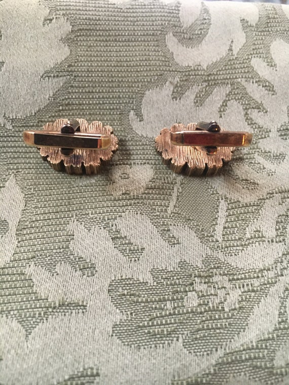 Vintage Brutalist Modernist Cuff Links German (800) S… - Gem