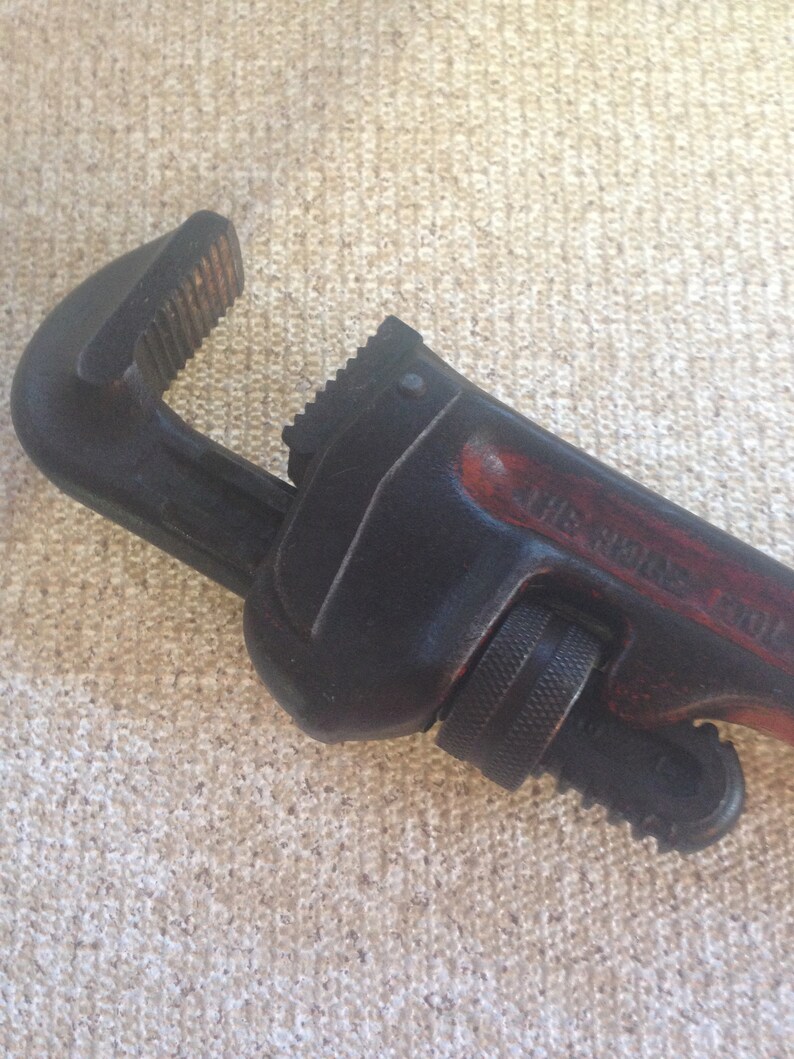 Vintage RIDGID 14 Heavy Duty Wrench From the Ridge Tool Co. Elyria ...