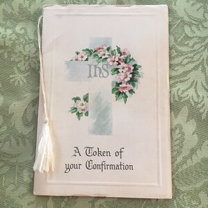 Antique1906 Confirmation Booklet/pamphletintact Religious Paper ...