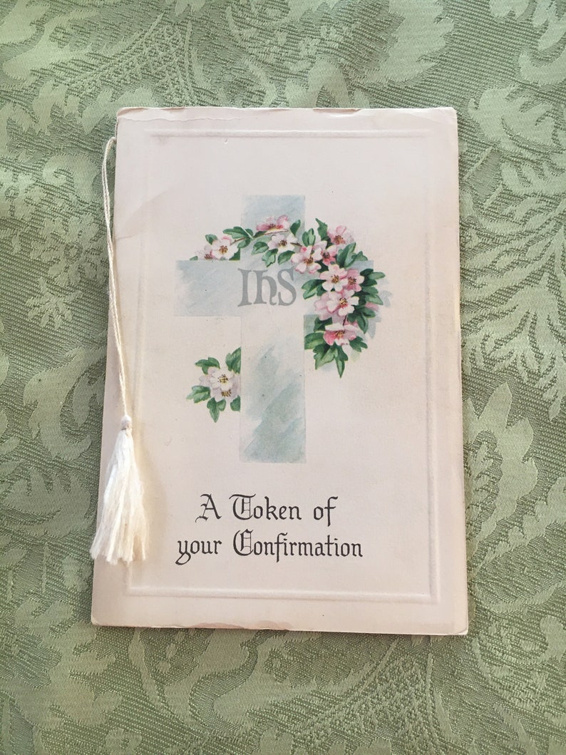 Antique1906 Confirmation Booklet/pamphletintact Religious Paper ...