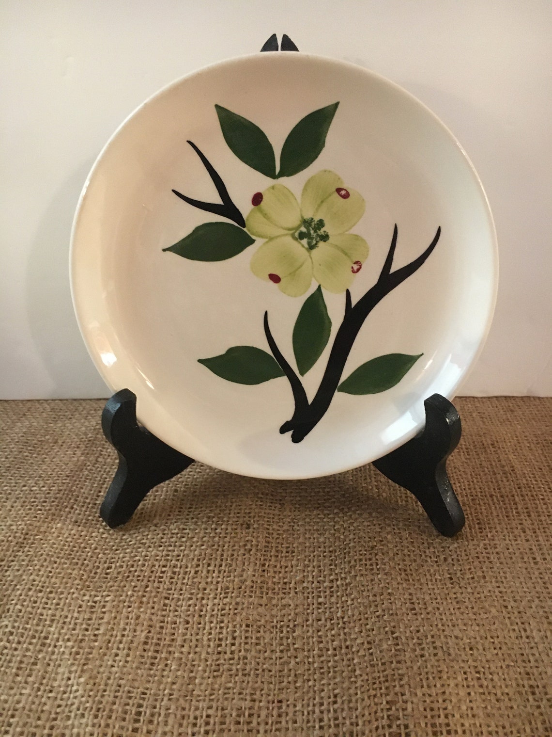 Six6 Vintage Dixie Dogwood by Joni China Bread & Butter Platehand ...