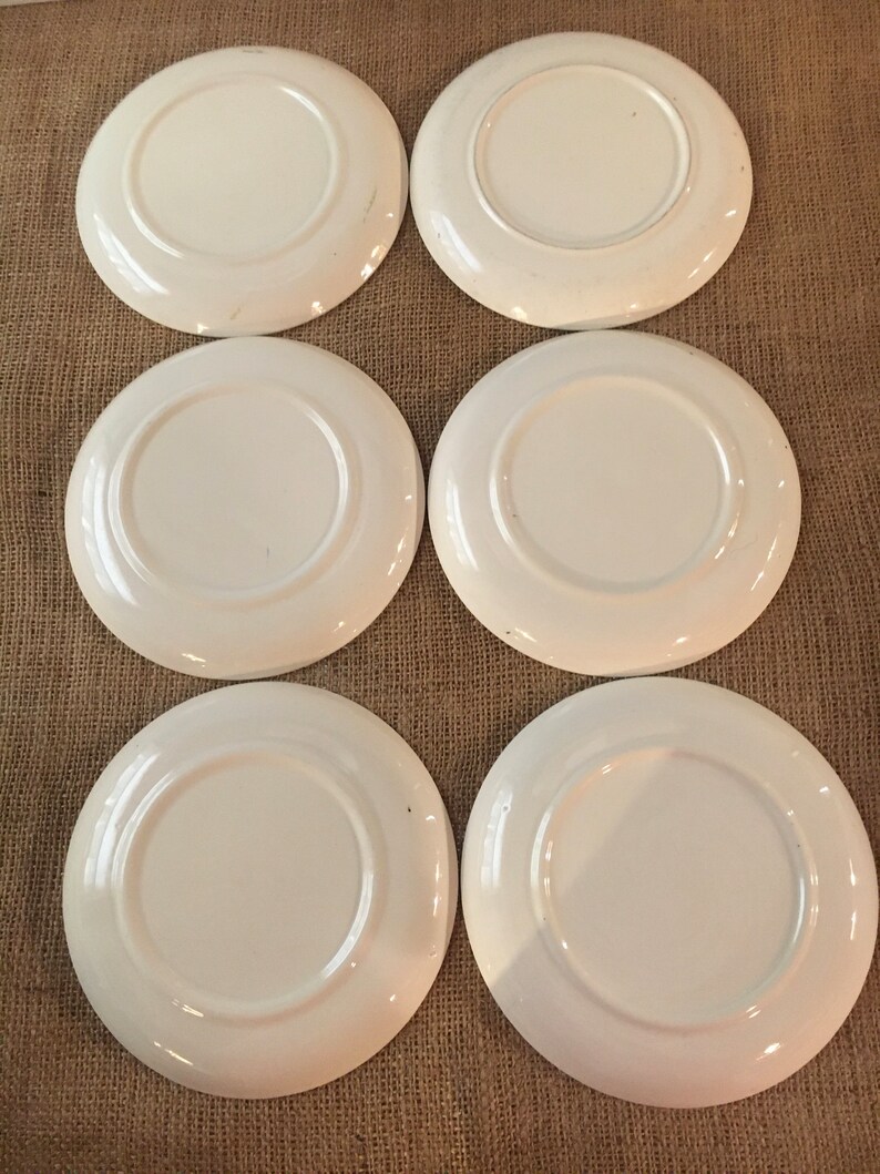 Six(6) Vintage Dixie Dogwood by Joni China Bread & Butter Plate—hand ...