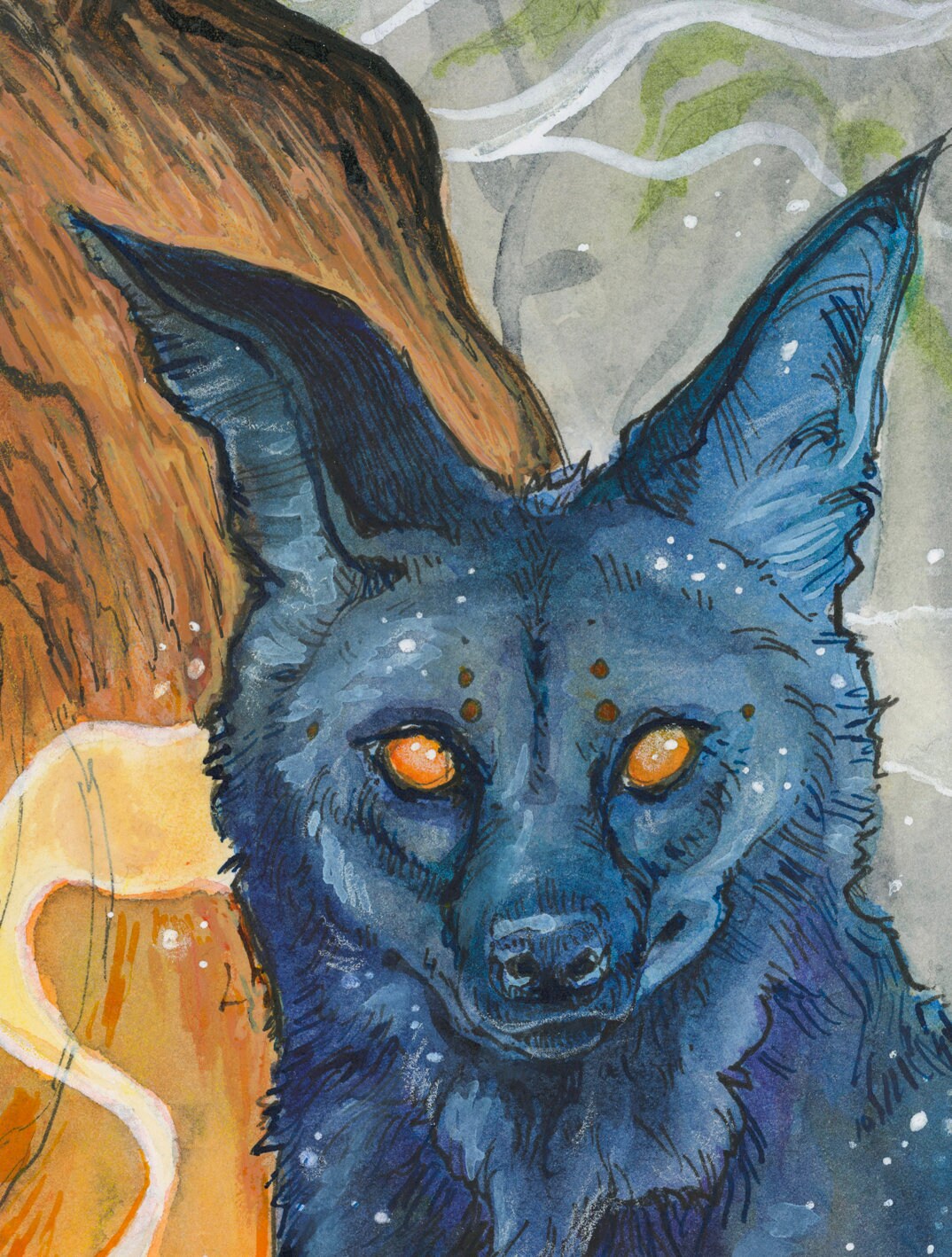 The Guardians Wolves in Forest 8x10 Art Print - Etsy