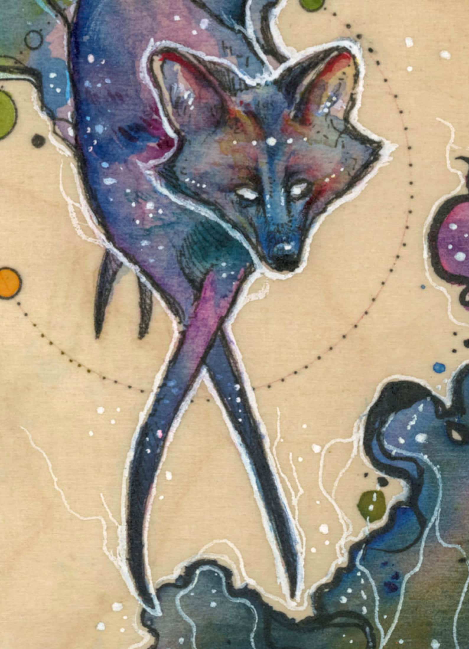 Sky Fox 11x14 Art Print - Etsy