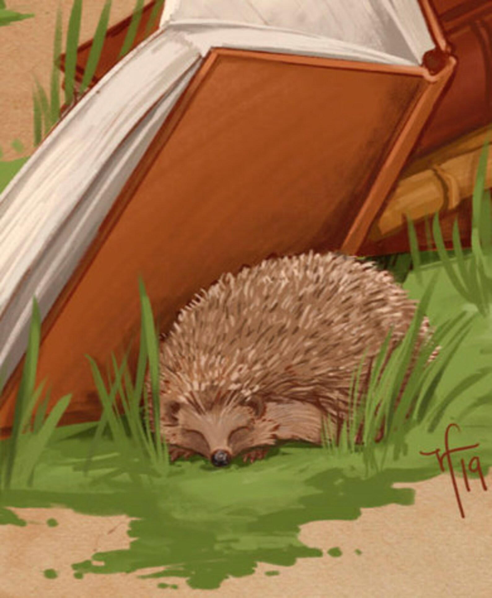 Cozy Fox 11x14 Art Print | Etsy