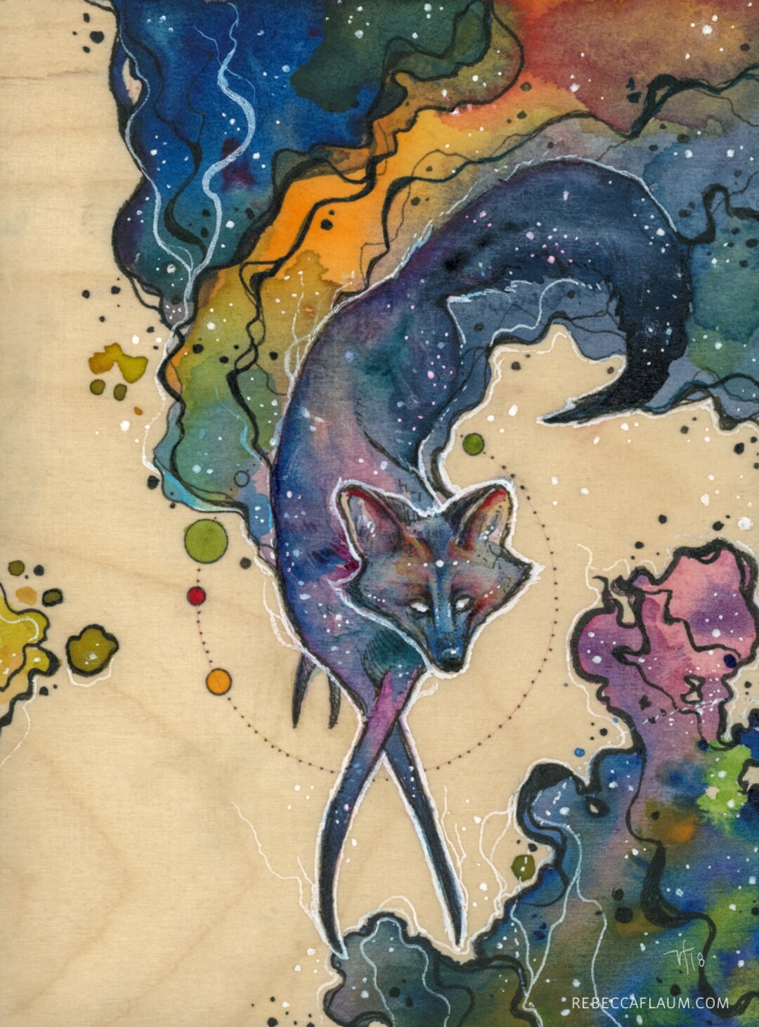 Sky Fox 11x14 Art Print - Etsy