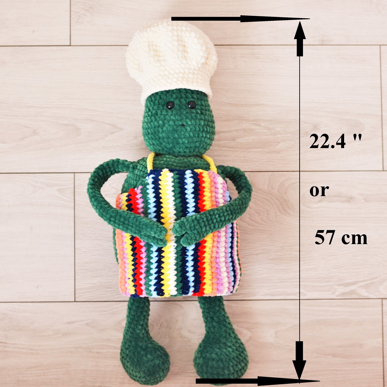 The Tiny Chef Amigurumi Plush Doll Pre Order Etsy