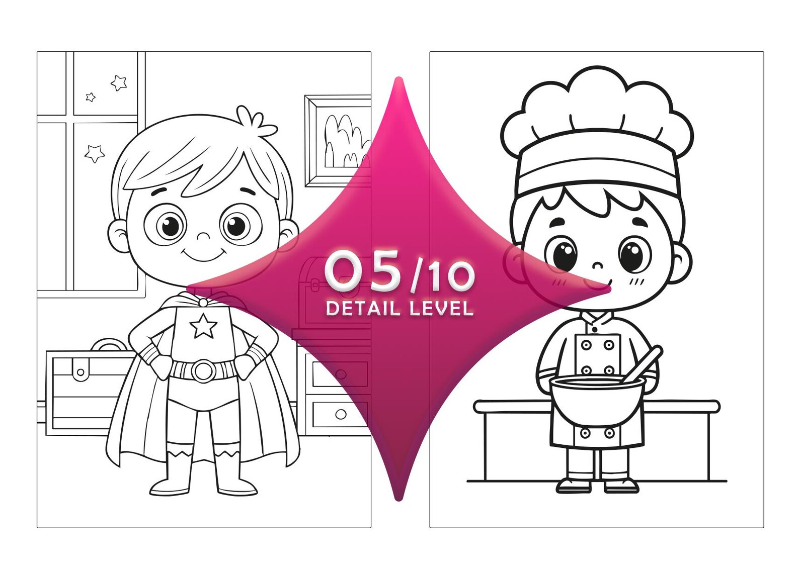 Kids Professions Coloring Pages | Soccer Farmer Chef Astronaut ...