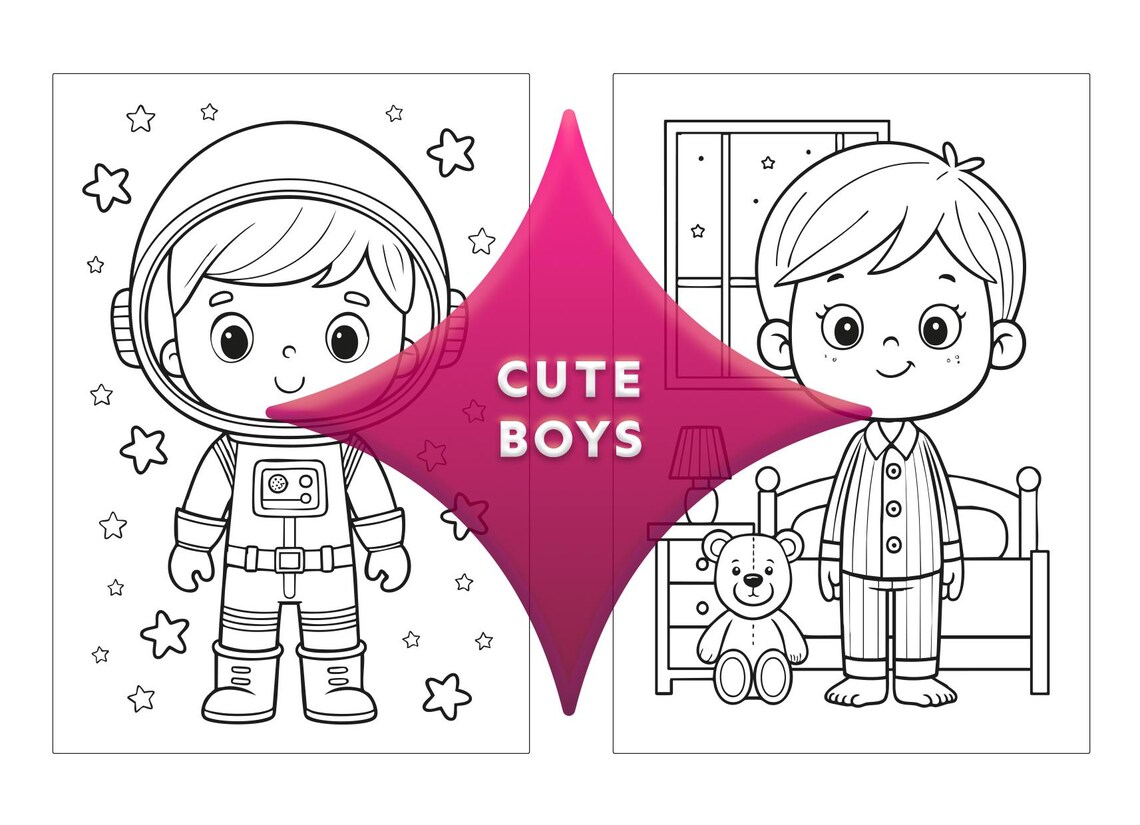 Kids Professions Coloring Pages | Soccer Farmer Chef Astronaut ...