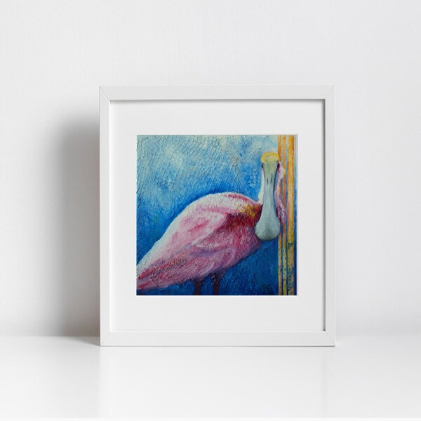 Roseate Spoonbill - Etsy