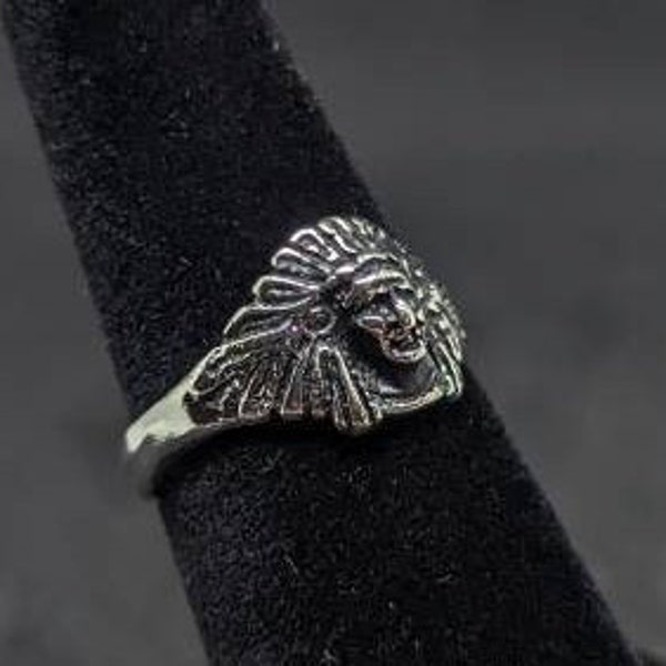 Indian Chief Ring - Etsy