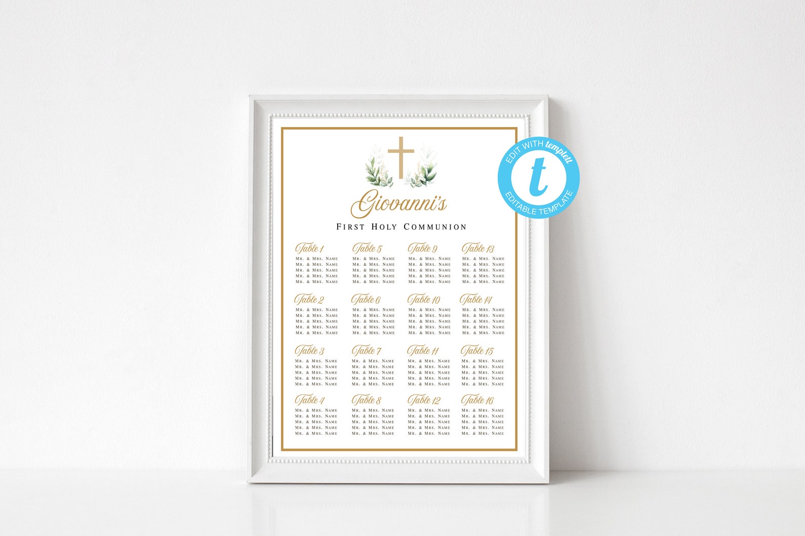 Seating Chart Sign, Communion Seating Chart, Seating Chart, Communion ...